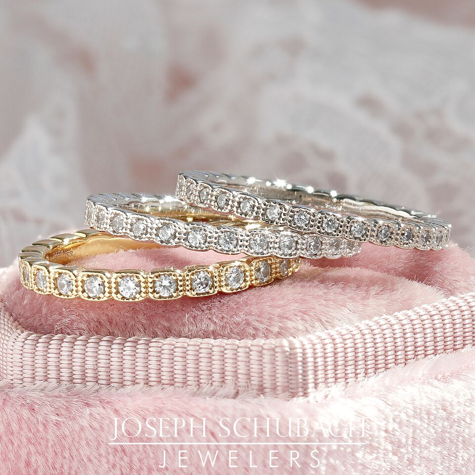 Anniversary Rings and Stackable Wedding Bands - Our Collection