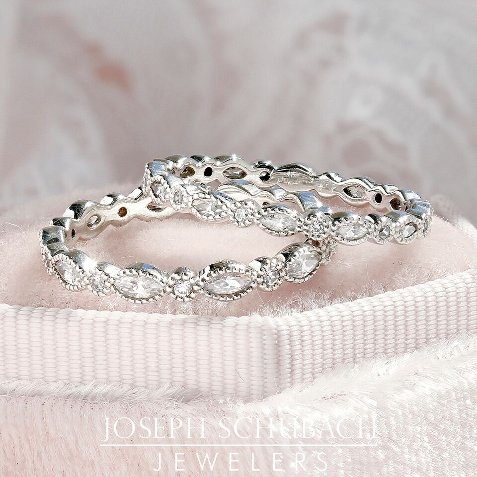 Anniversary Rings and Stackable Wedding Bands - Our Collection