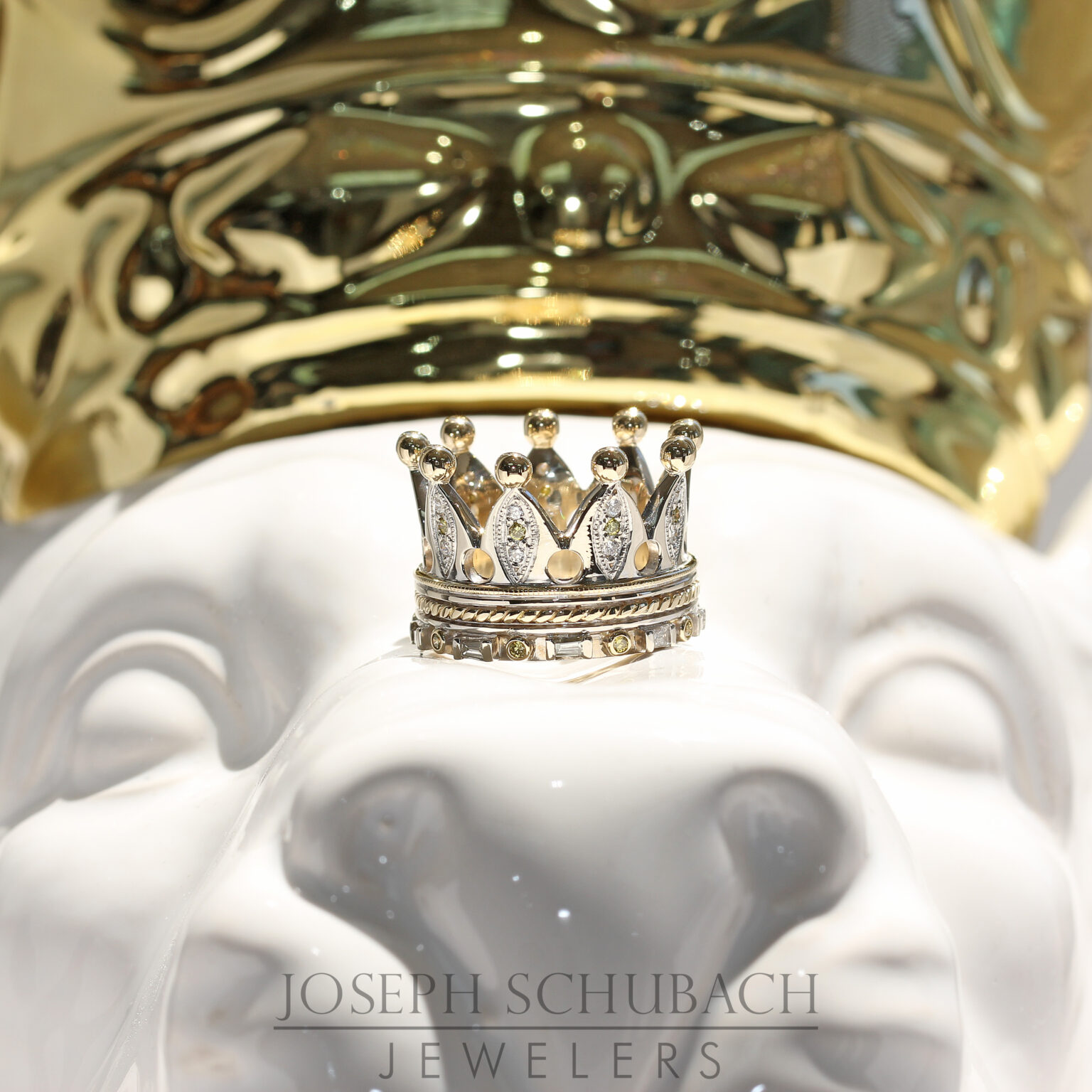 Custom Design Ring Shaped Like a Crown