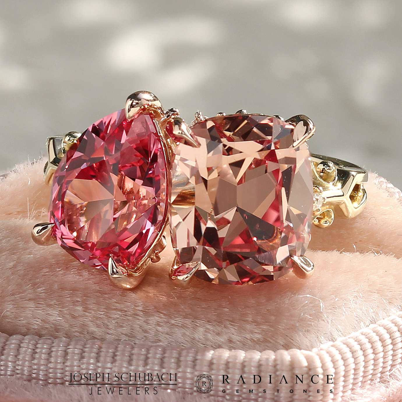 Padparadscha Party Ring ~ Custom Design Statement Ring by Joseph ...